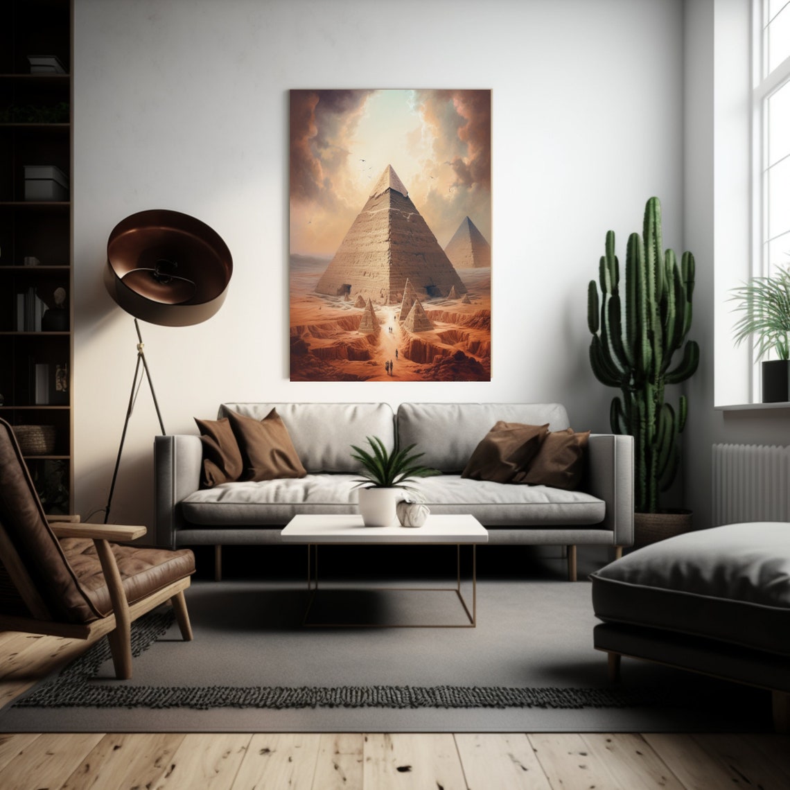 Pyramids of Giza Derek Riggs AI Digital Download Digital Art Digital ...