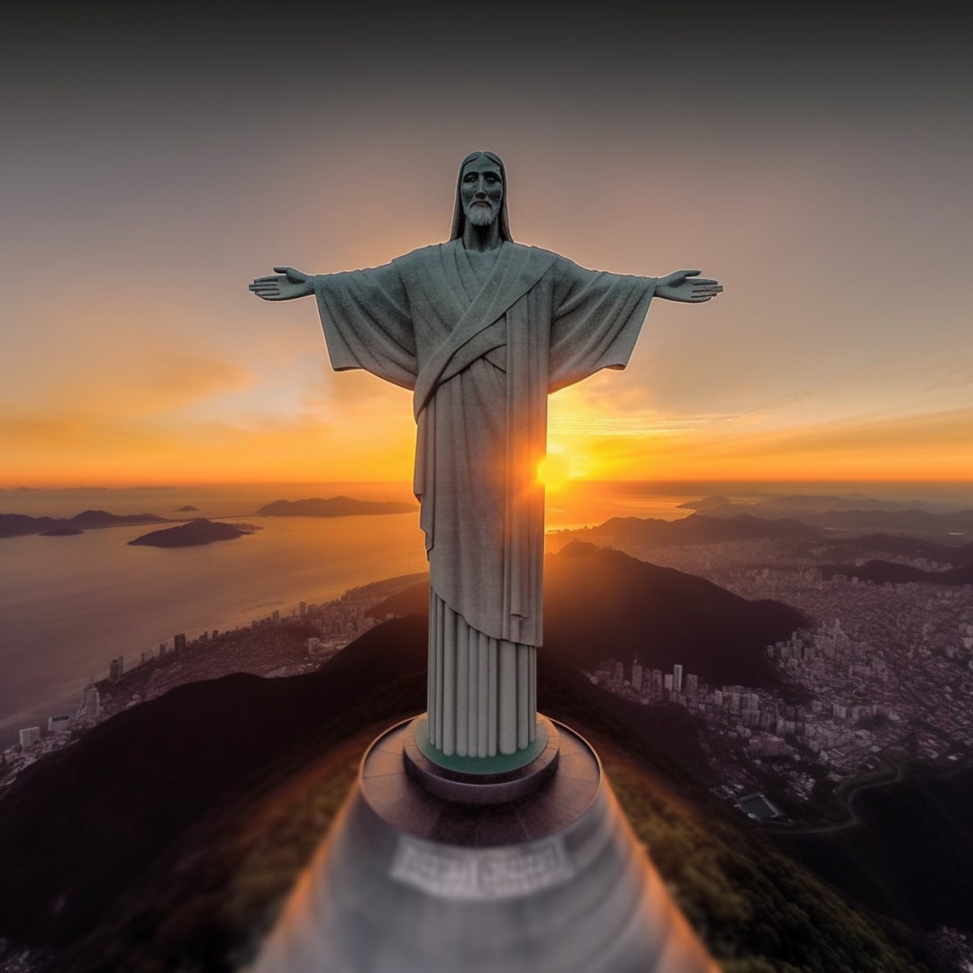 Christ the Redeemer High Definition AI Digital Download Digital Art ...