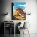 Acropolis of Athens Cartoon AI Digital Download Digital - Etsy