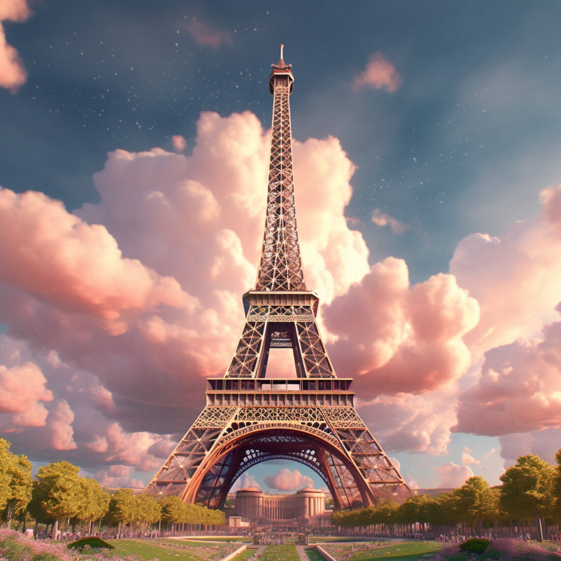 Eiffel Tower 20 Pack AI Digital Download Digital Art - Etsy
