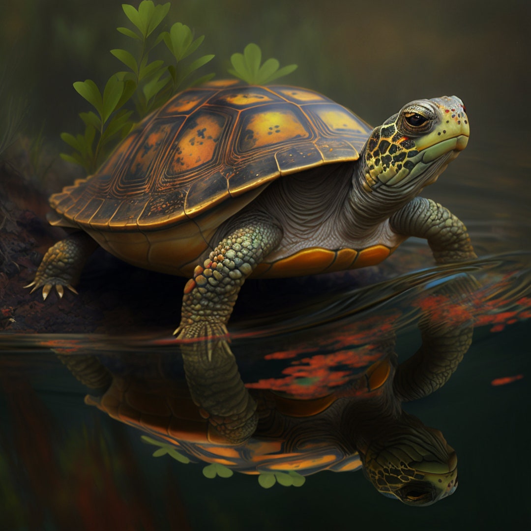 Turtle AI Digital Download Digital Art Animal Digital Image - Etsy