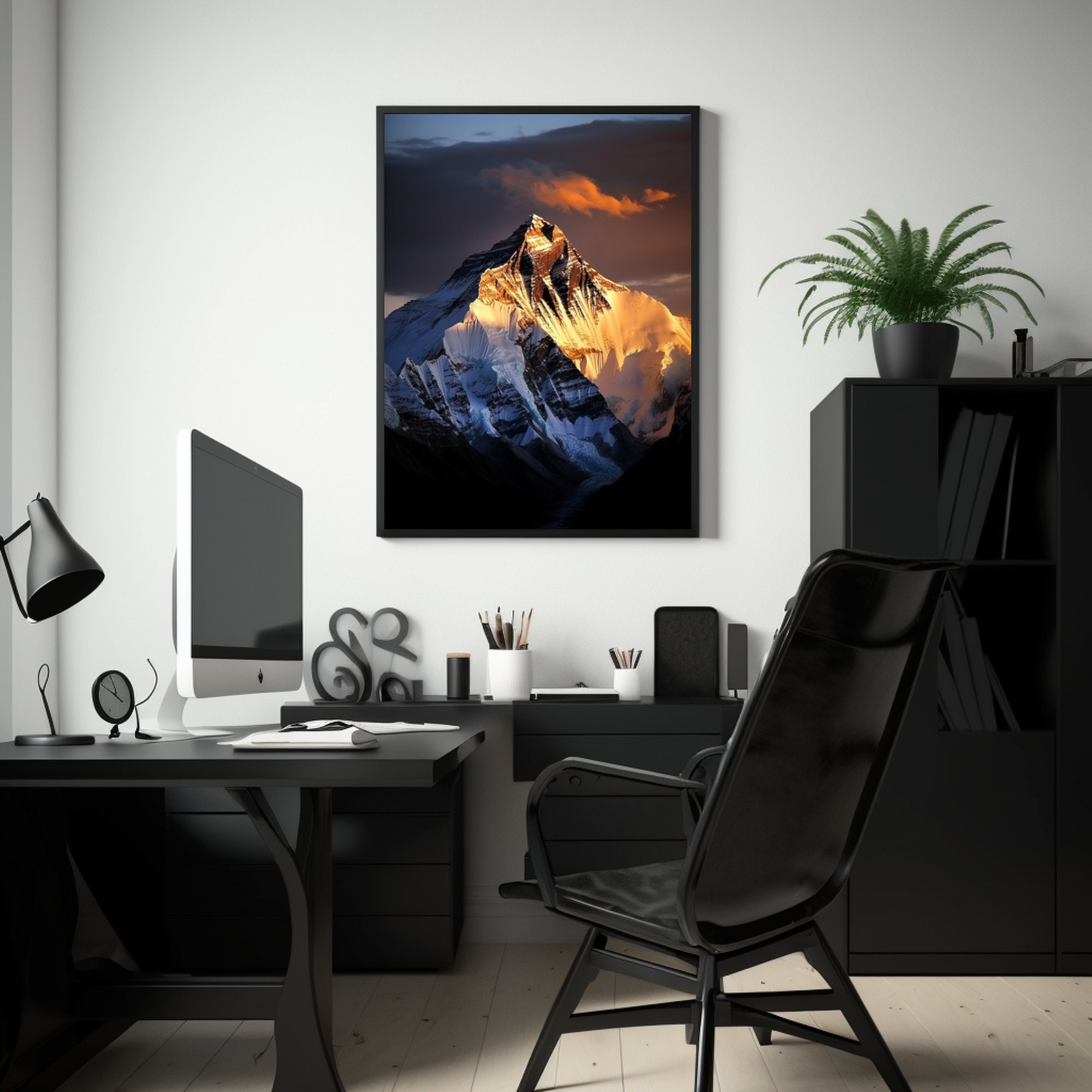 Mount Everest AI Digital Download Digital Art Digital Image Landmark - Etsy