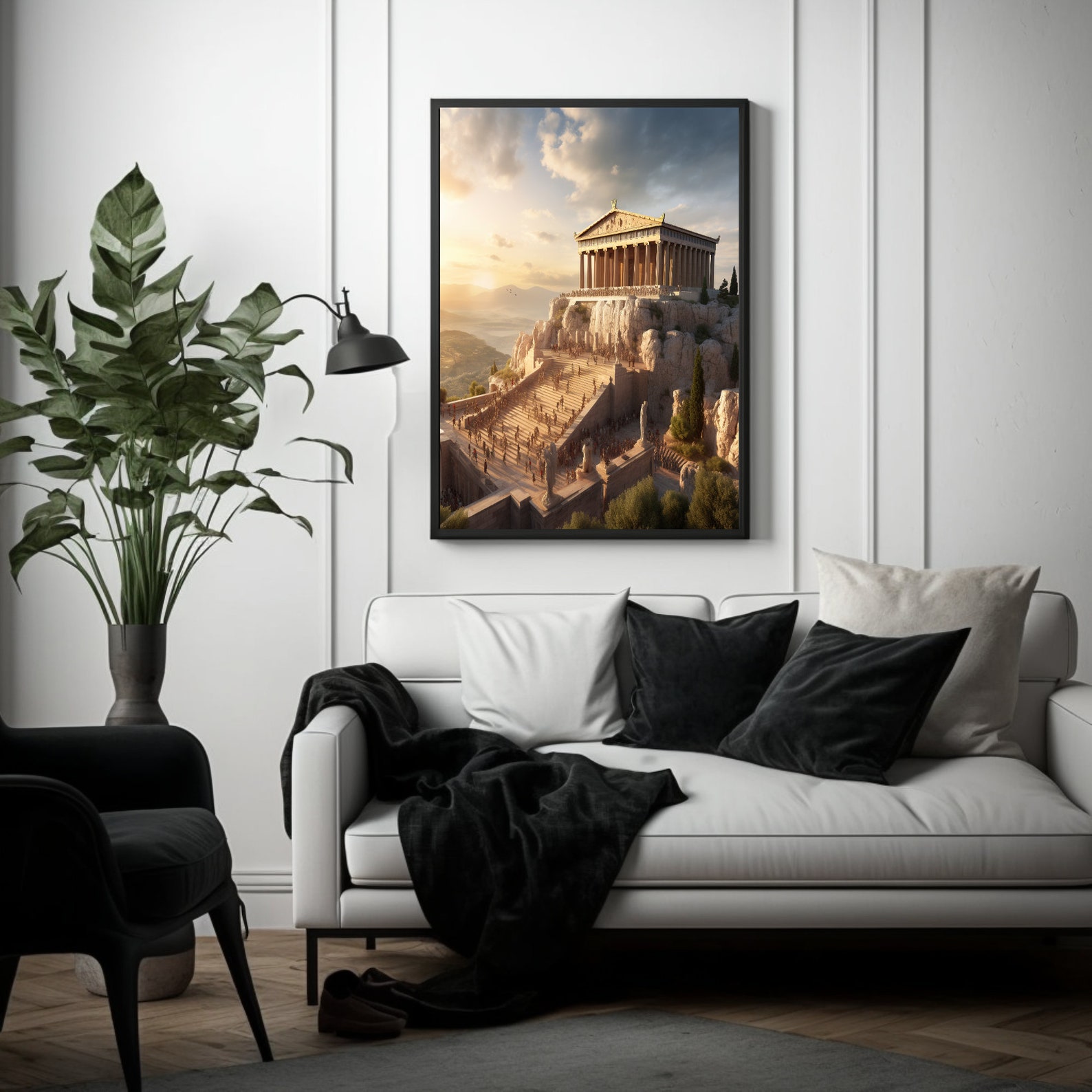 Acropolis of Athens AI Digital Download Digital Art Digital Image ...
