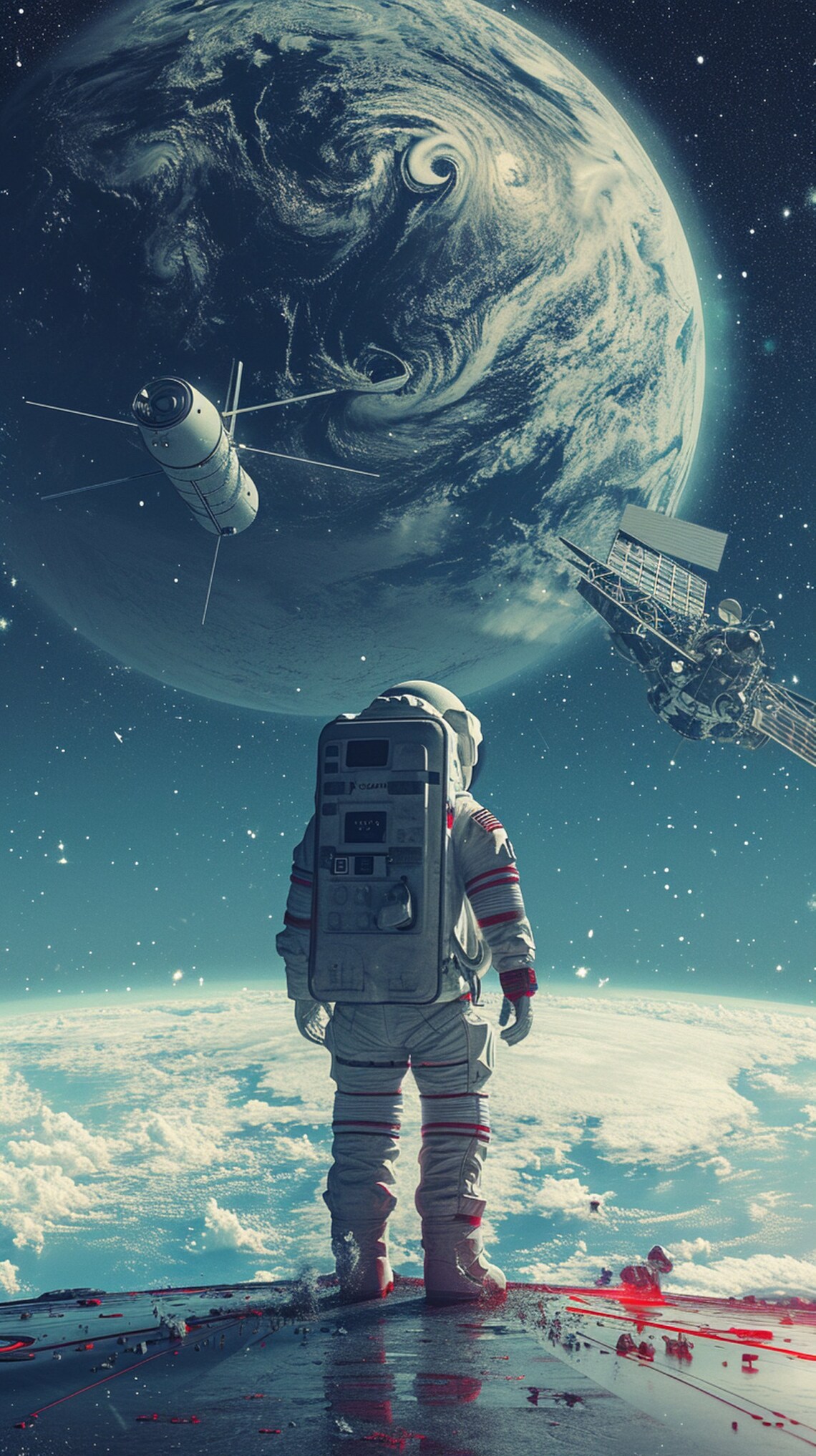 Astronaut in Space: Cosmic Adventure Digital Art AI Digital Download ...