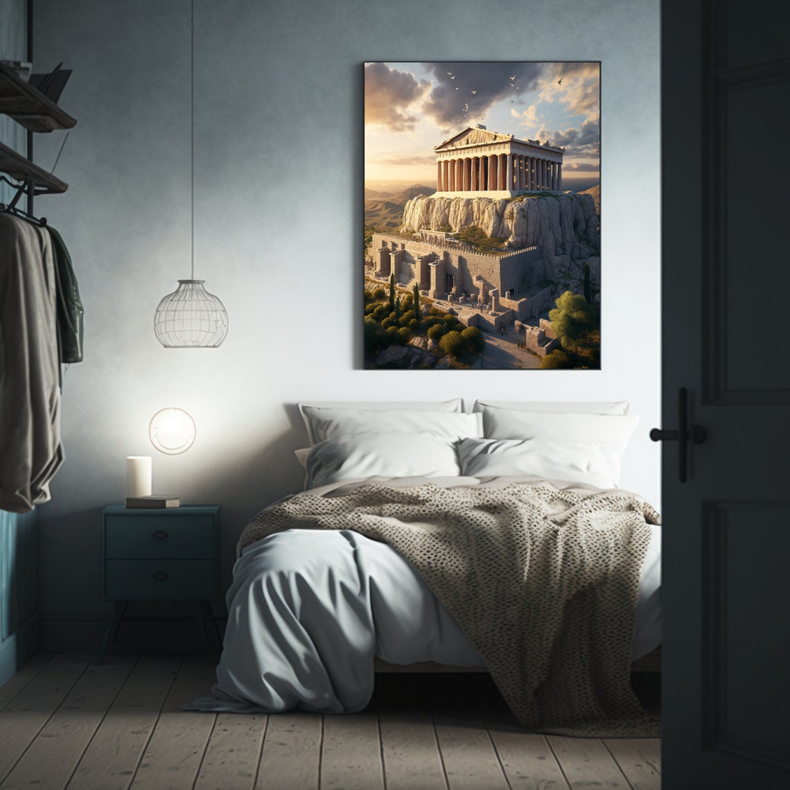 Acropolis of Athens AI Digital Download Digital Art - Etsy