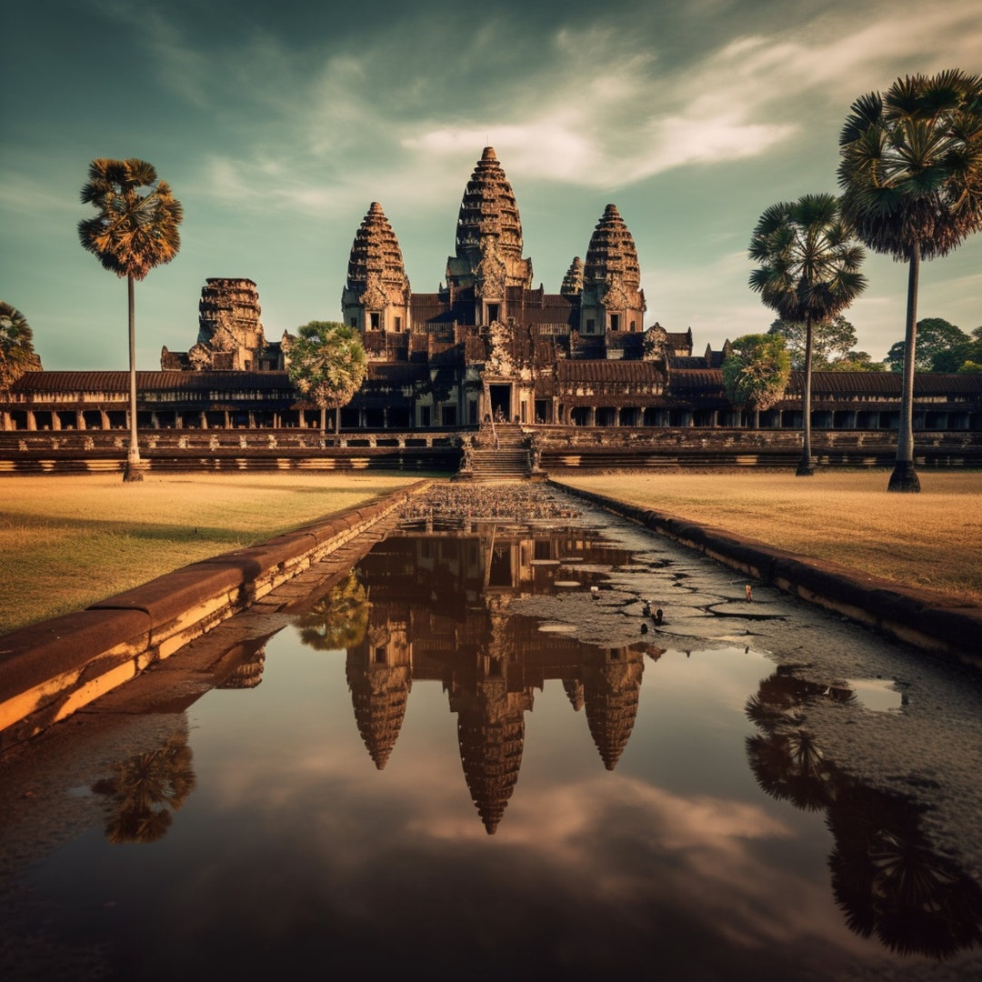 Angkor Wat AI Digital Download Digital Art Digital Image Landmark - Etsy