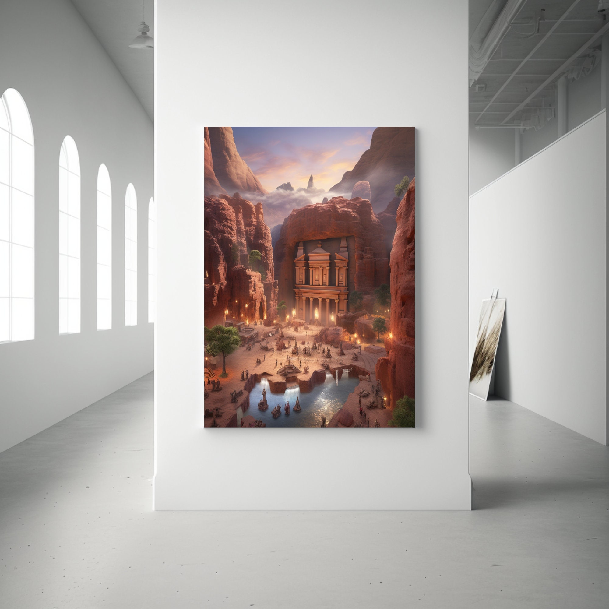 Petra Pond AI Digital Download Digital Art Digital Image Landmark - Etsy