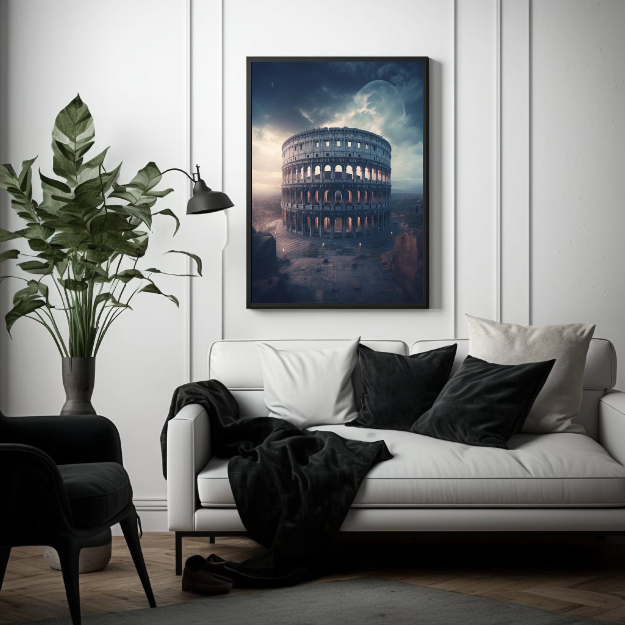 Colosseum Sci-fi AI Digital Download Digital Art Digital - Etsy