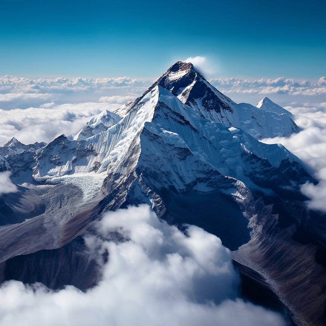 Mount Everest AI Digital Download Digital Art Digital Image Landmark ...