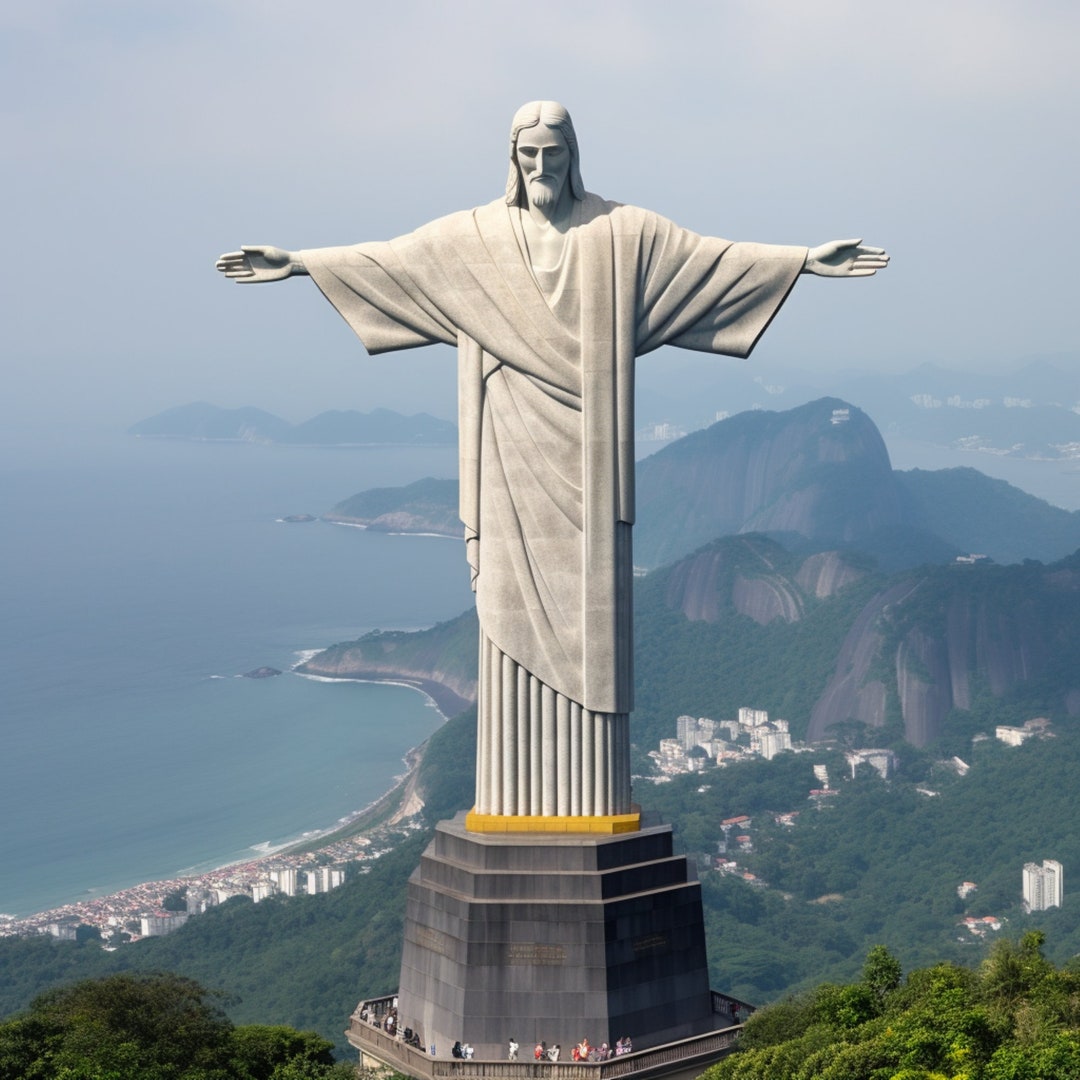 Christ the Redeemer Realistic AI Digital Download Digital Art Digital ...