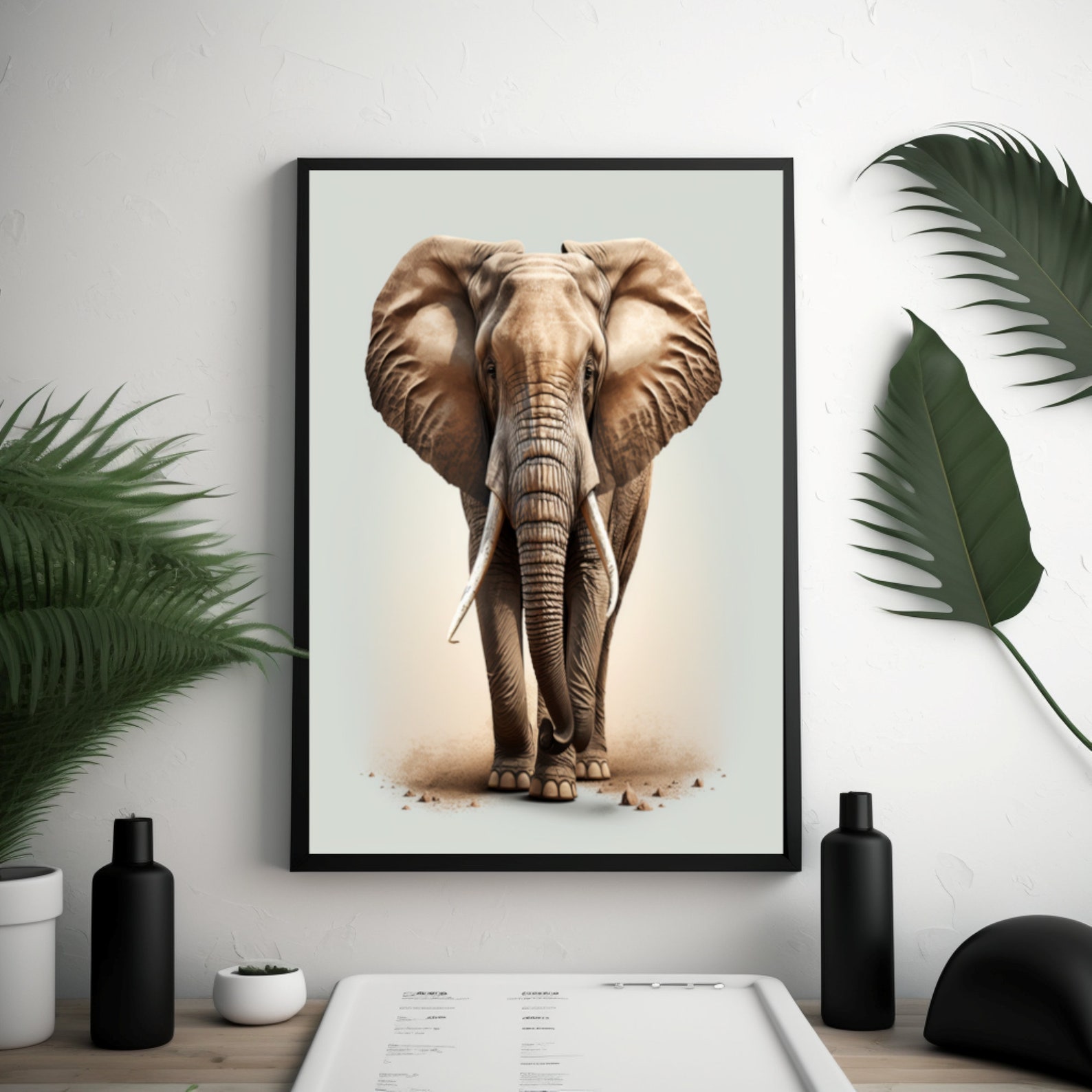 Elephant Vector AI Digital Download Digital Art Animal Digital Image - Etsy