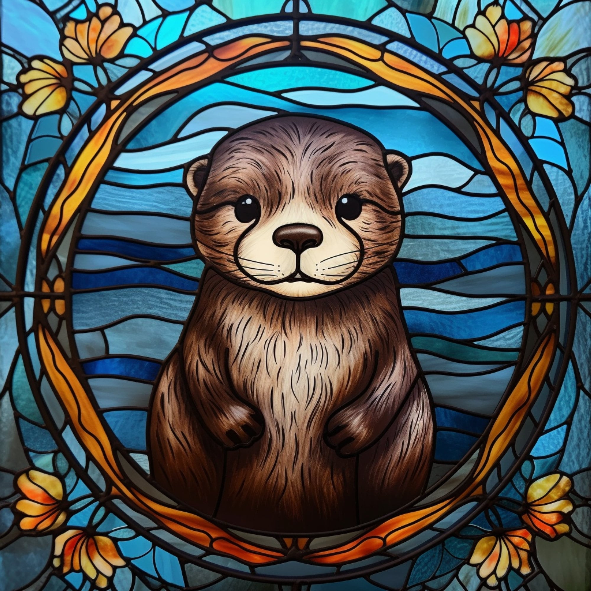 Baby Animal Stained Glass 23 Pack AI Digital Download Tiger Elephant ...