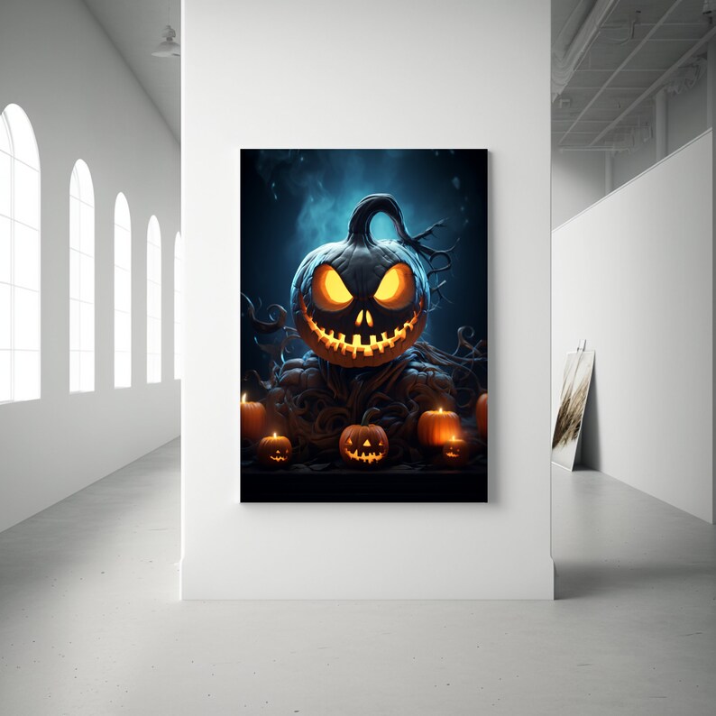 Jack O Lantern Halloween AI Digital Download Digital Art Digital Image ...