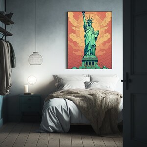 Statue of Liberty Dan Hipp AI Digital Download Digital Art Digital ...