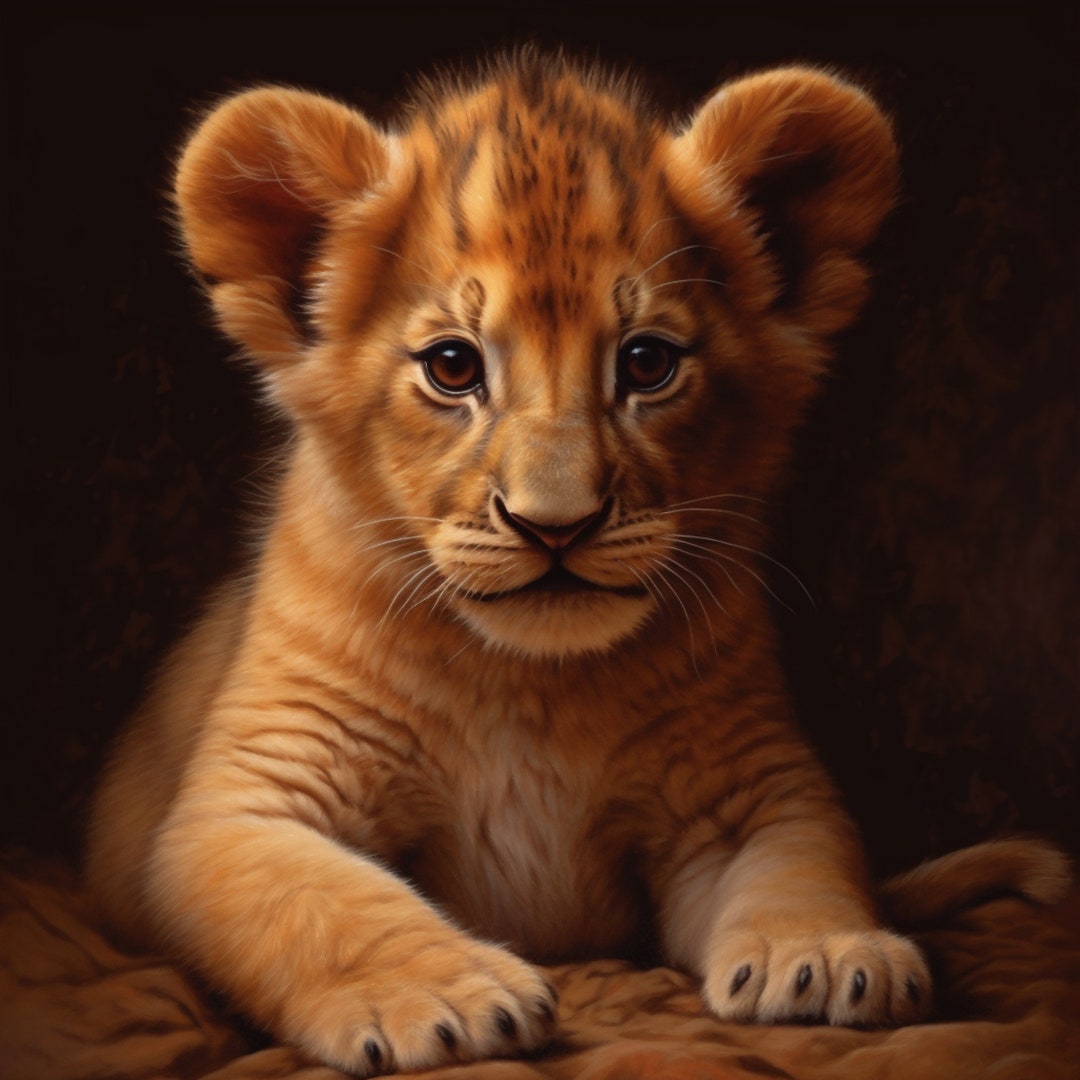 Baby Animal Color 23 Pack AI Digital Download Lion Tiger Panda Wolf ...