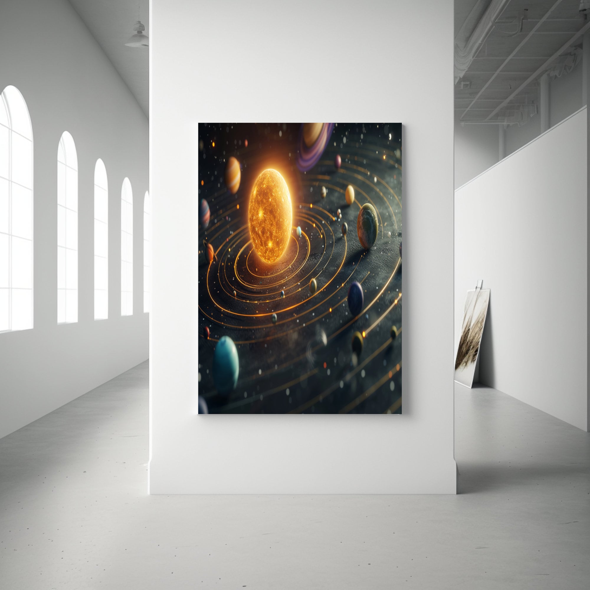 Cosmic Radiance Solar System Digital Art AI Digital Download Digital ...