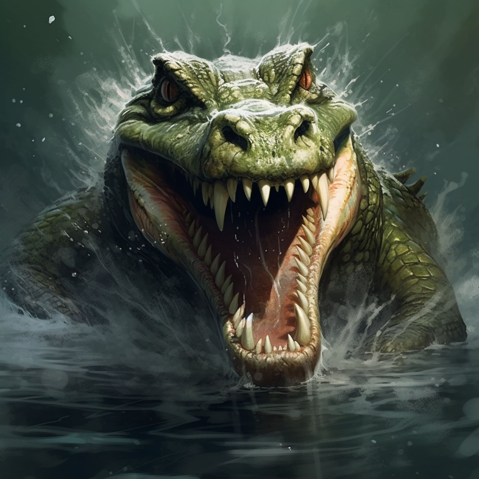 Crocodile AI Digital Download Digital Art Animal Digital Image - Etsy