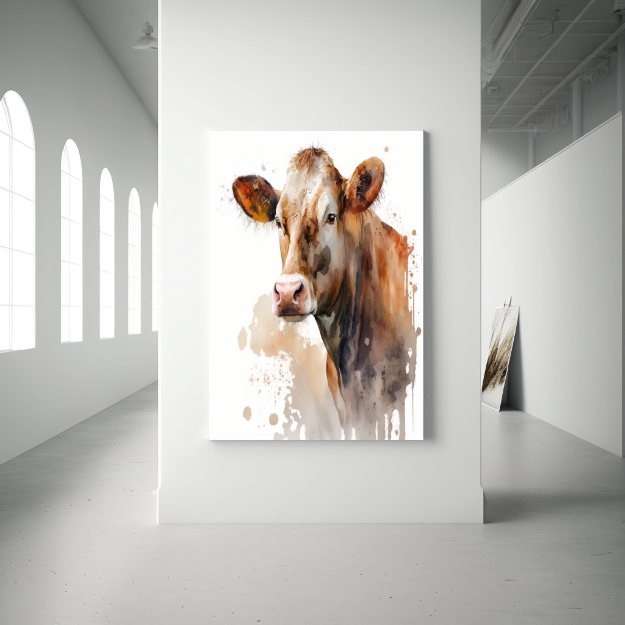 Cow Color and Watercolor 2 Pack AI Digital Download - Etsy