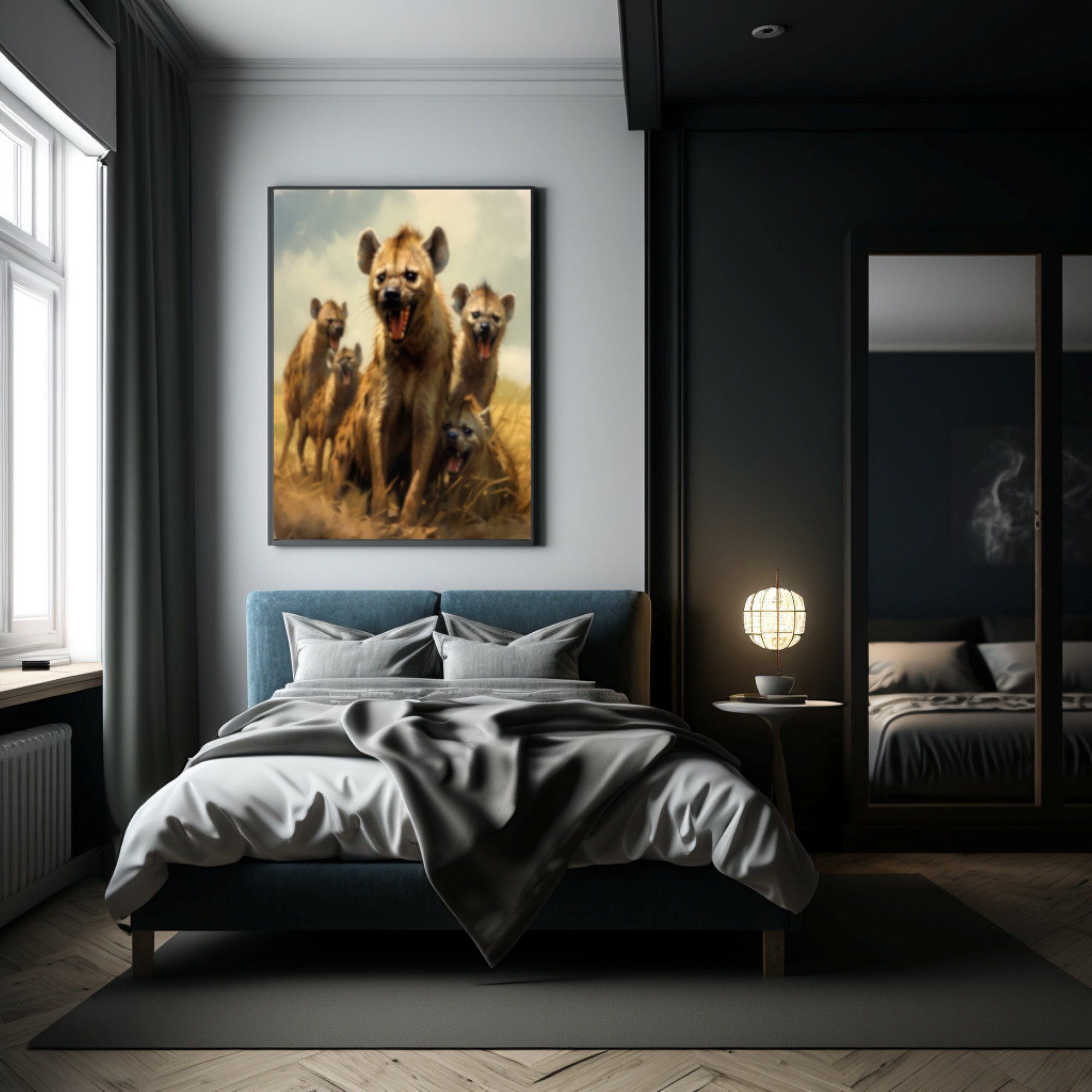 Hyena Color and Watercolor 2 Pack AI Digital Download - Etsy