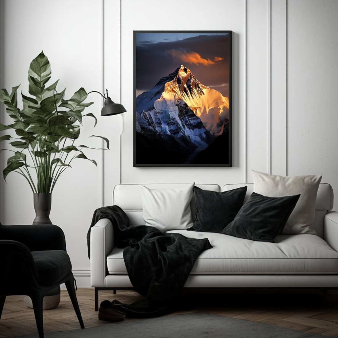 Mount Everest AI Digital Download Digital Art Digital Image Landmark - Etsy