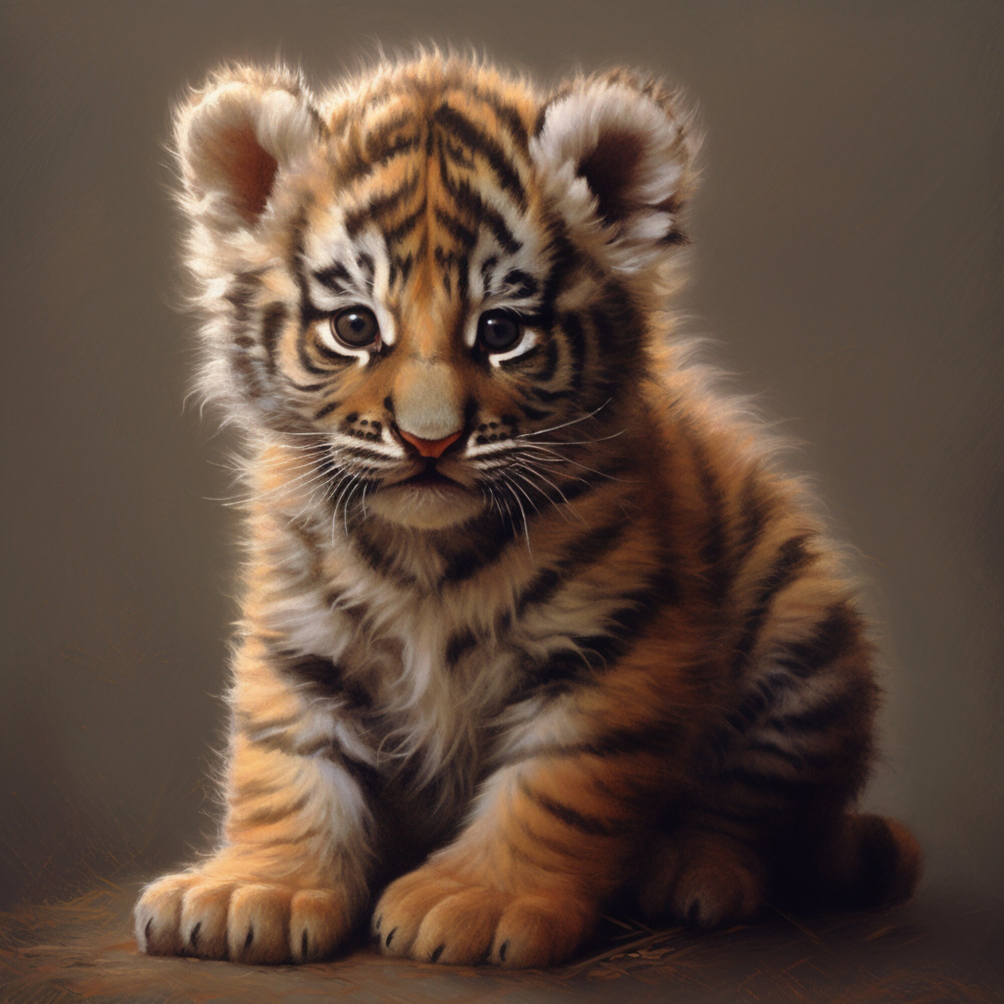 Baby Animal Color 23 Pack AI Digital Download Lion Tiger Panda Wolf ...