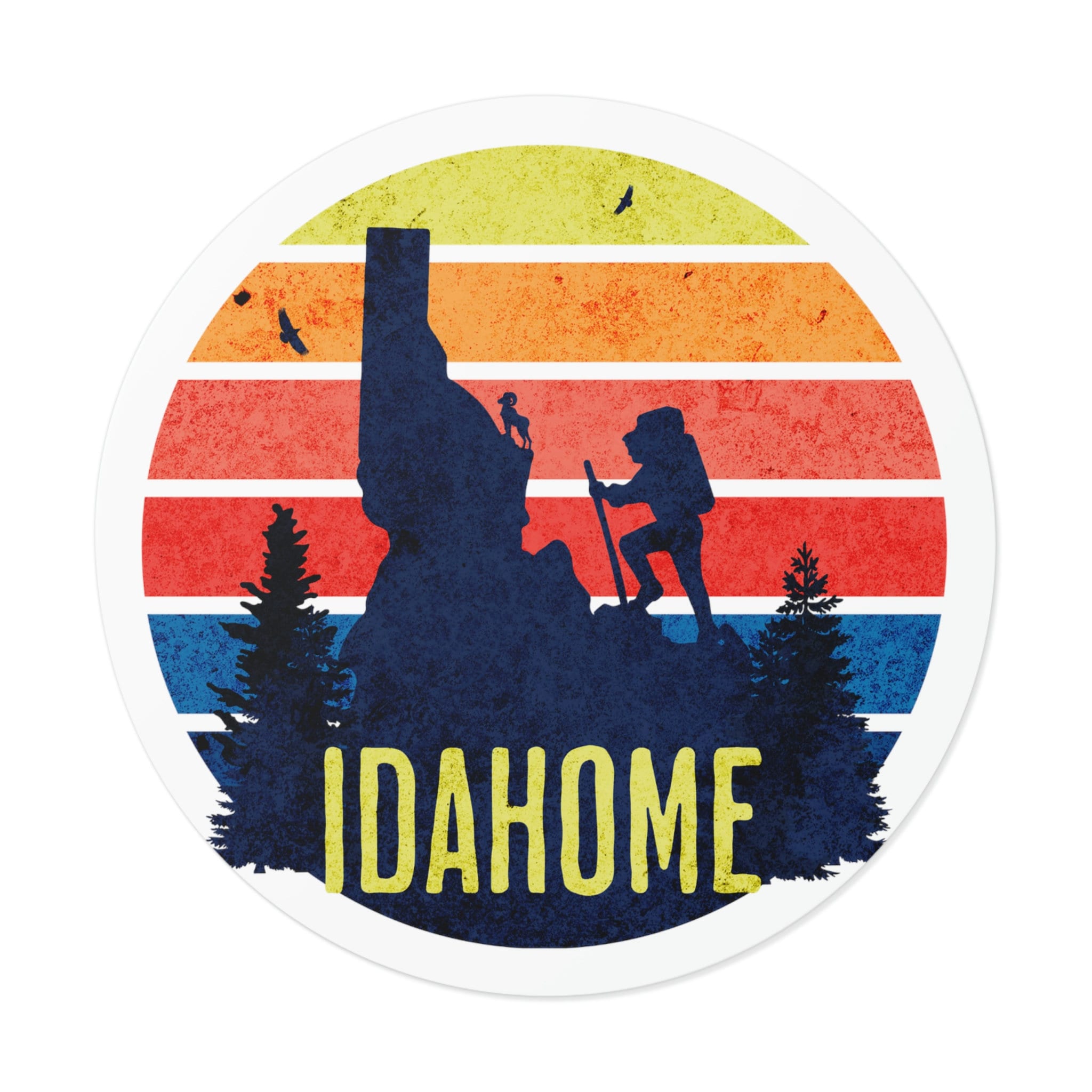 Idahome Sticker | Idaho Mountain Decal | Idaho Stickers | Idaho Vinyl ...