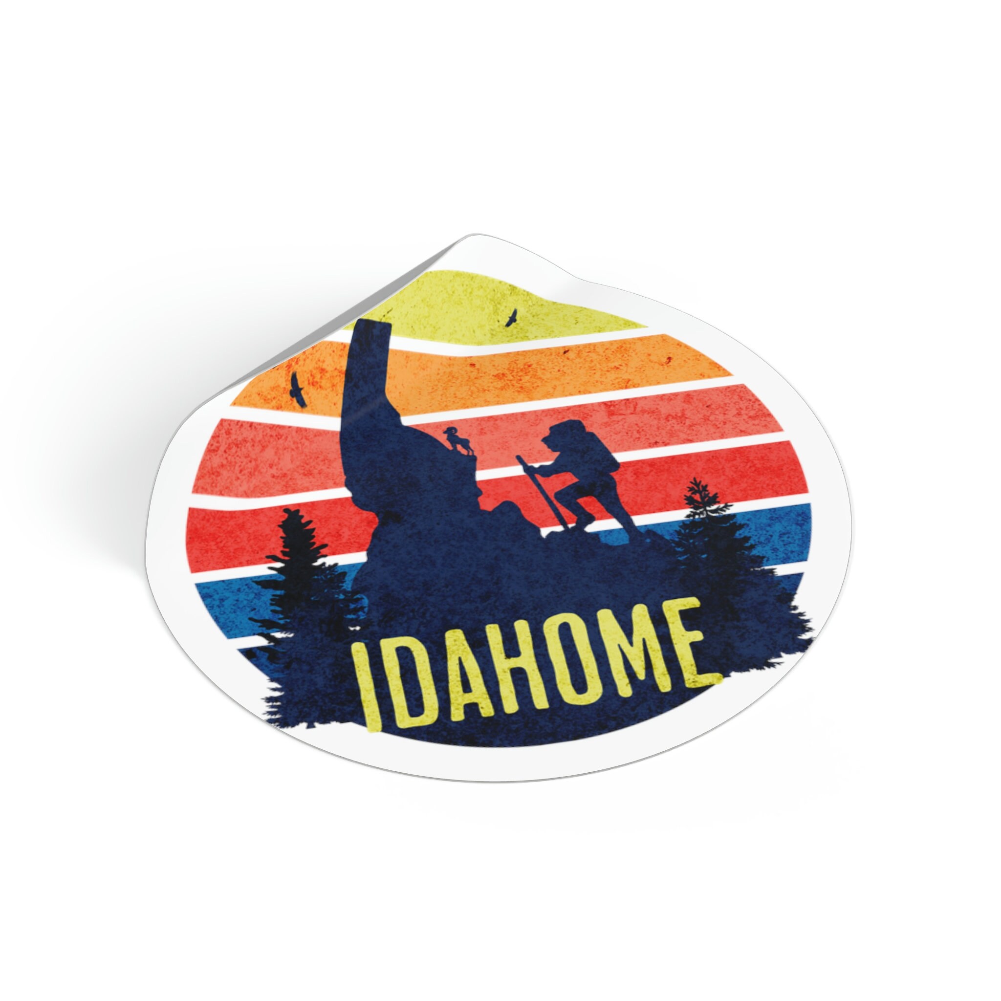 Idahome Sticker | Idaho Mountain Decal | Idaho Stickers | Idaho Vinyl ...
