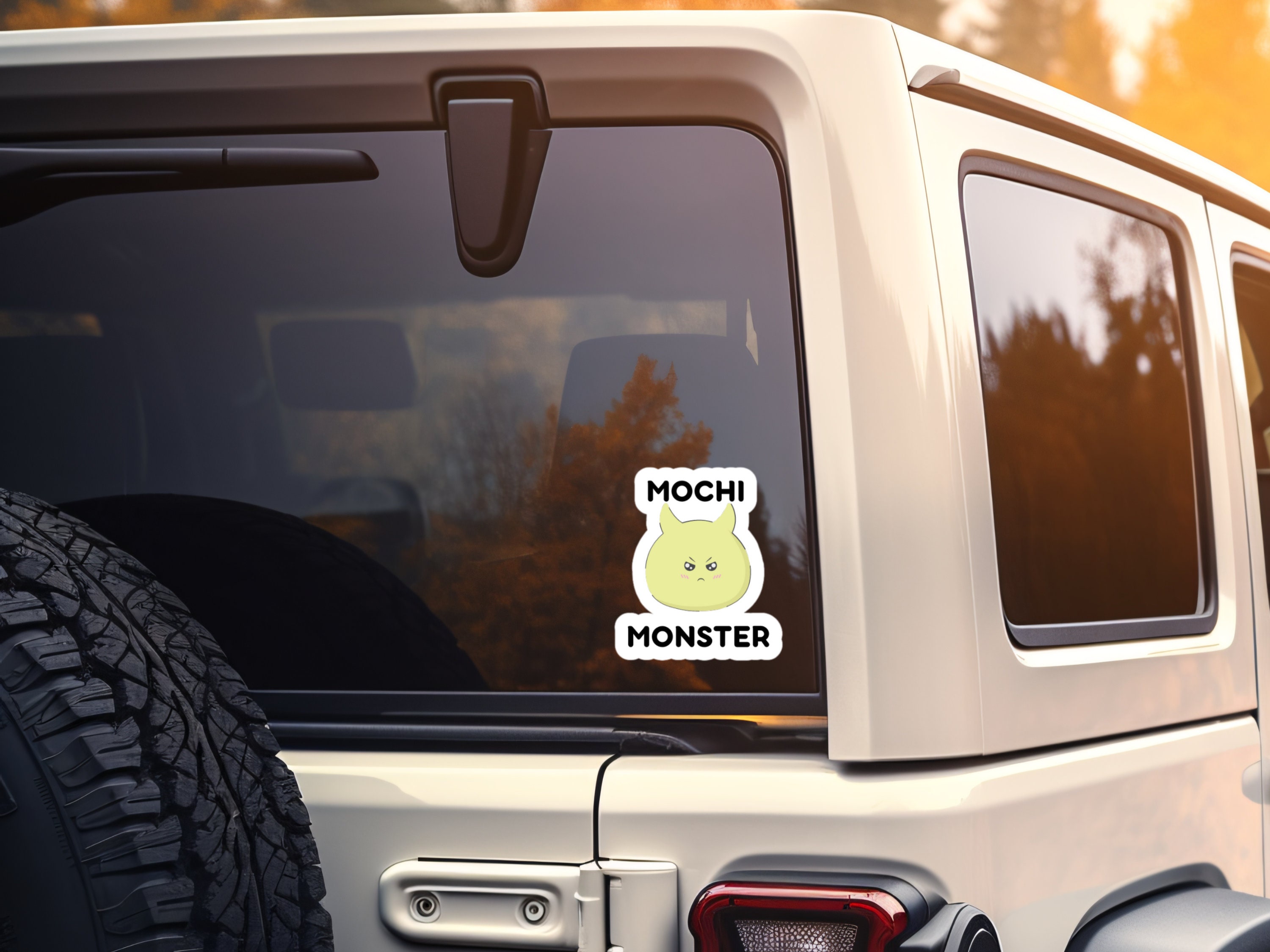 Mochi Monster Sticker Mochi Kawaii Sticker Mochi Anime Sticker Mochi ...