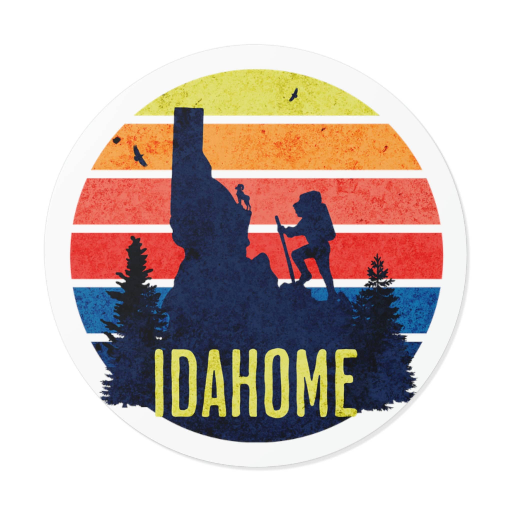 Idahome Sticker | Idaho Mountain Decal | Idaho Stickers | Idaho Vinyl ...