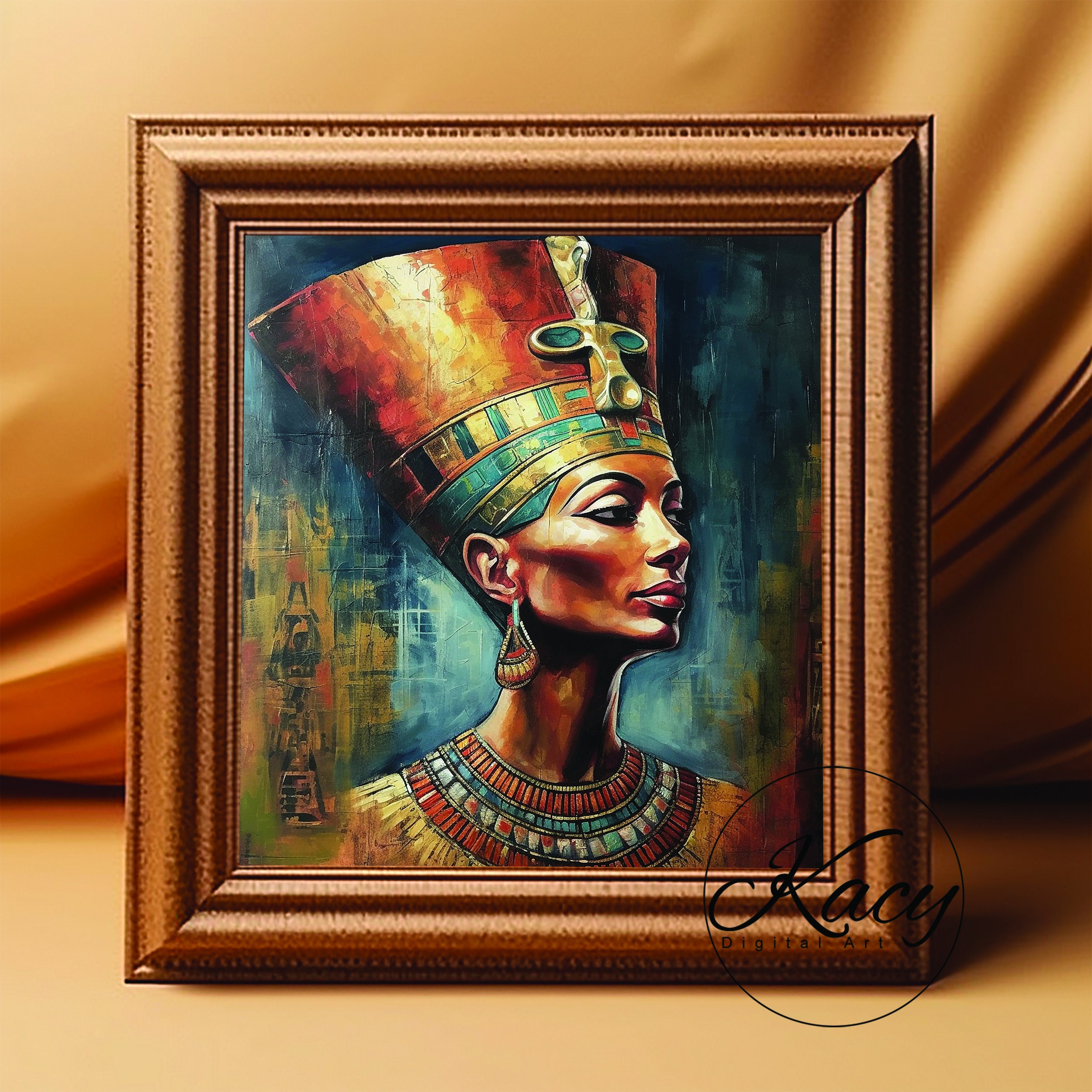 Nefertiti Digital Art