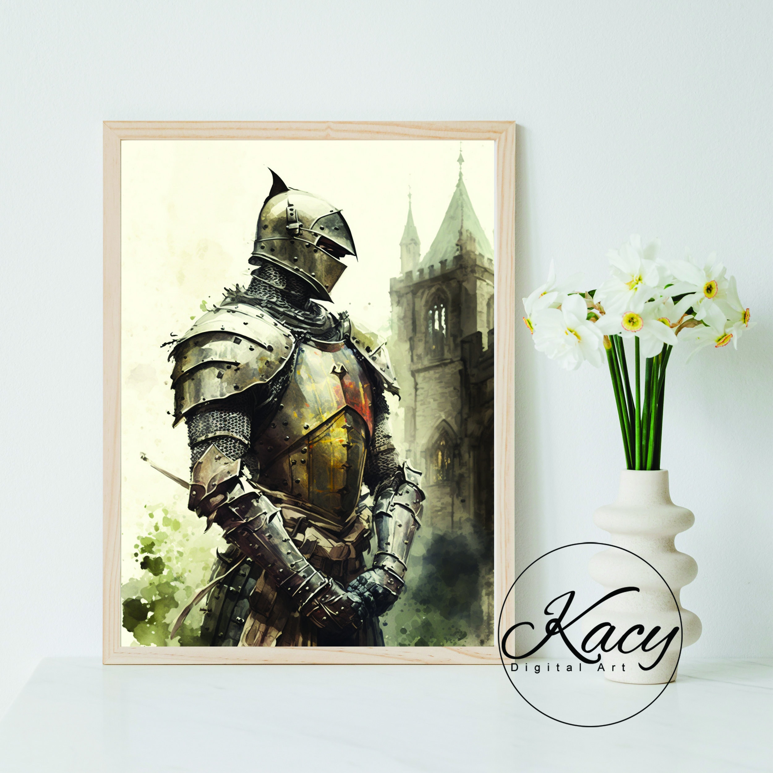 Medieval Knight Paintings