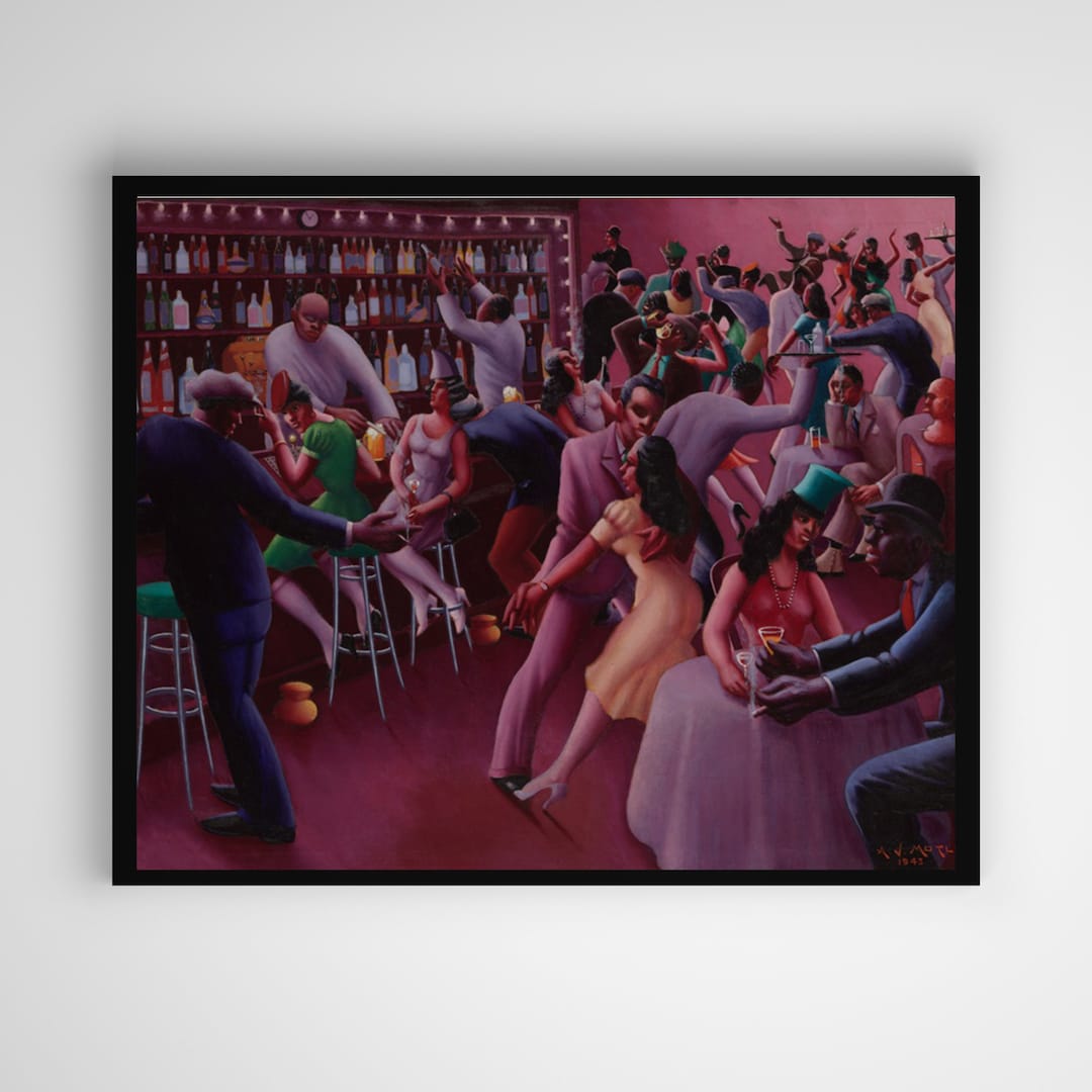 Nightlife by Archibald Motley, Jr. | Vintage Jazz Art (digital Download ...
