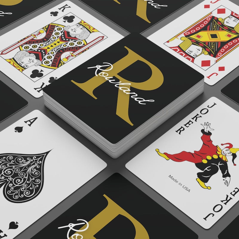 Personalized Playing Cards - Etsy