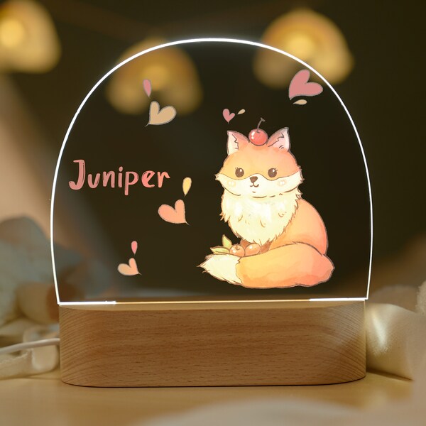 Night Light Fox - Etsy