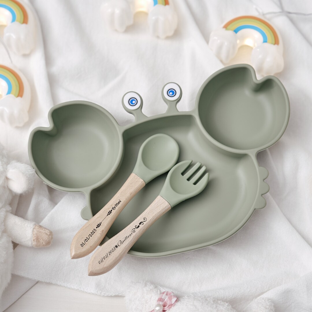 Personalized Baby Spoon and Fork Set Exclusive Baby Fork Set - Etsy