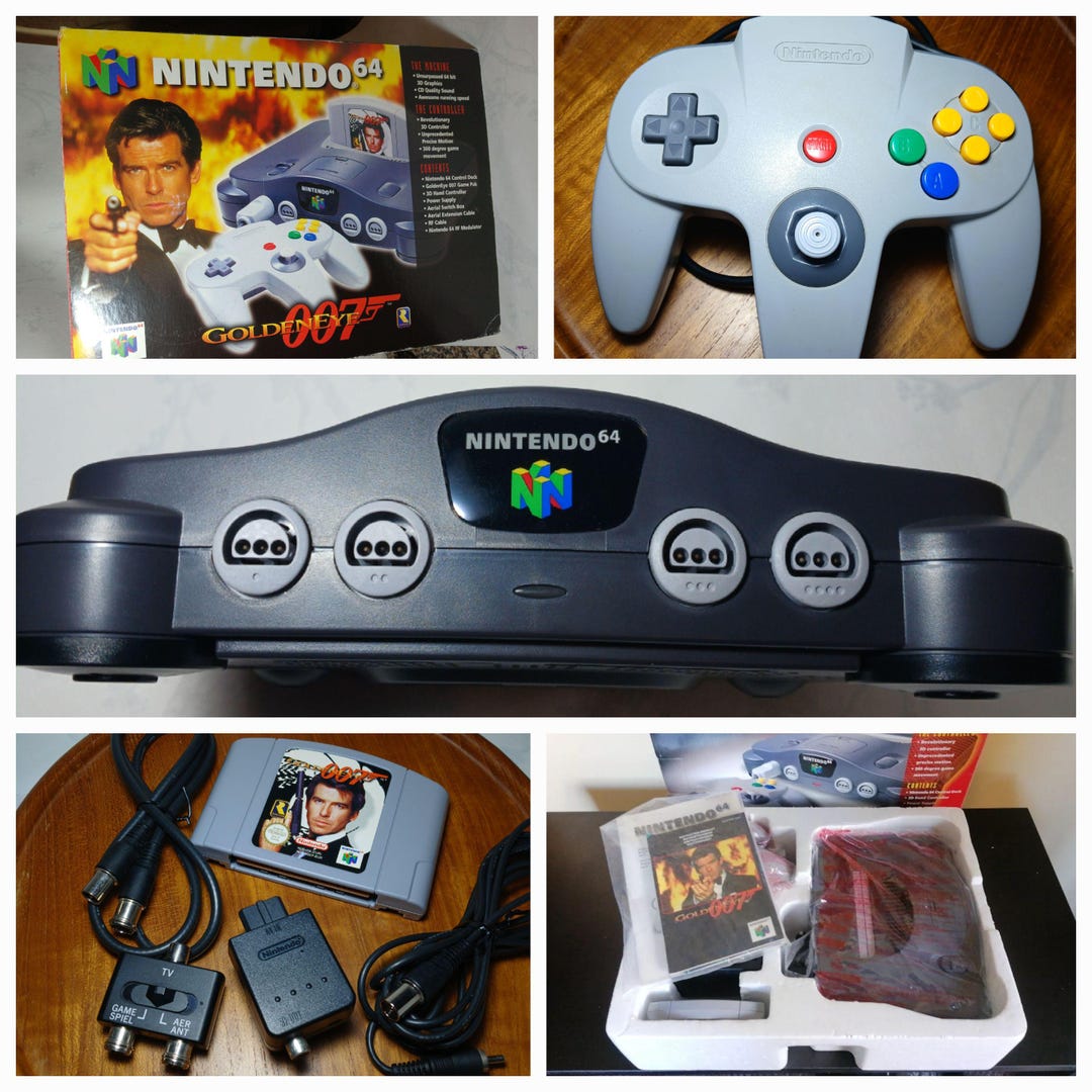 Nintendo 64 N64 Limited Edition 007 Goldeneye (PAL) - Fully Boxed ...