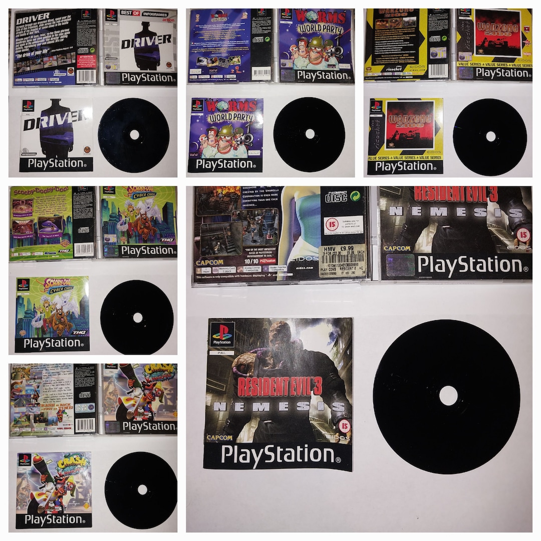 Playstation / Psx / Ps1 Games - Etsy