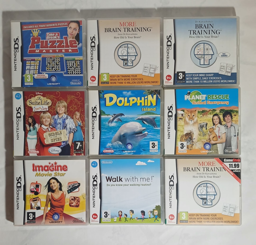 Nintendo DS Game Lot: 2 - Assorted Original Second-hand Titles for ...