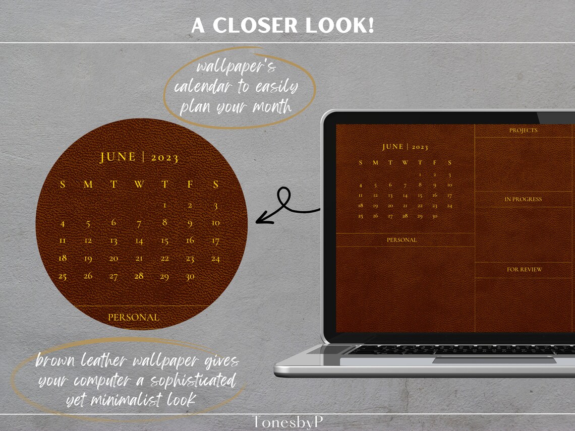 Monthly Calendar Wallpaper for Desktop Wallpaper Organizer Background ...