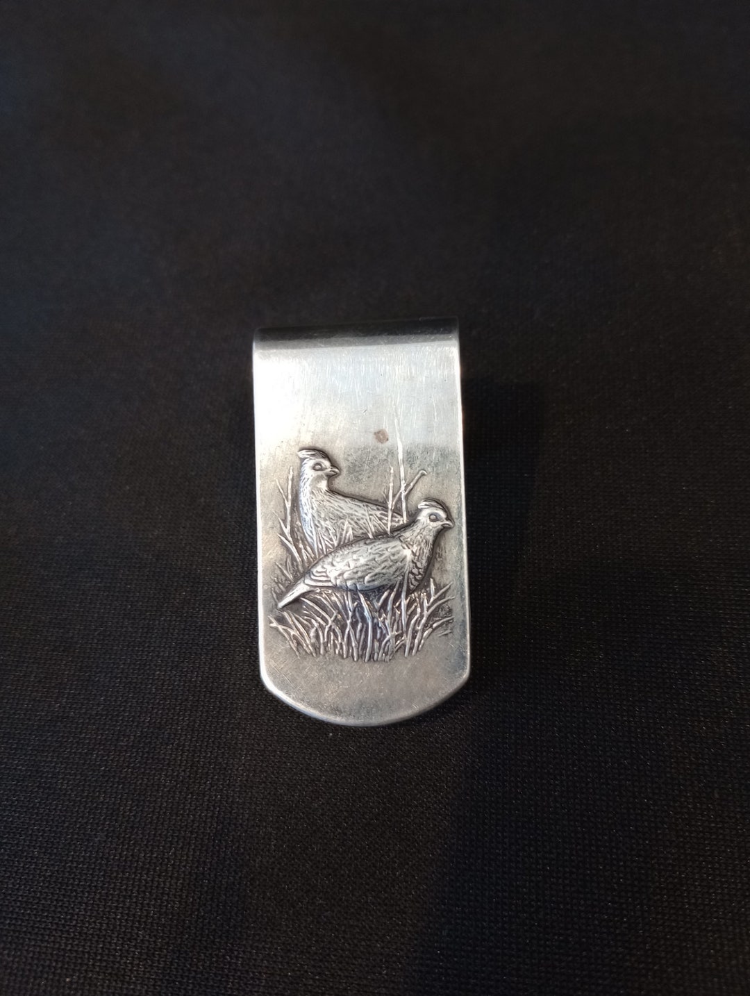 Vintage James Avery RETIRED Sterling Silver Quail Pheasant Money Clip ...