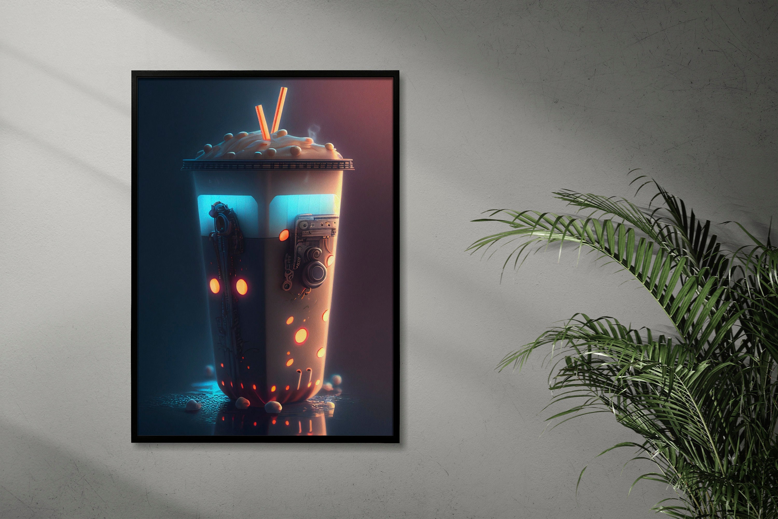 Bubble Tea Boba Digital Printable Wall Poster for Business, Home, and ...
