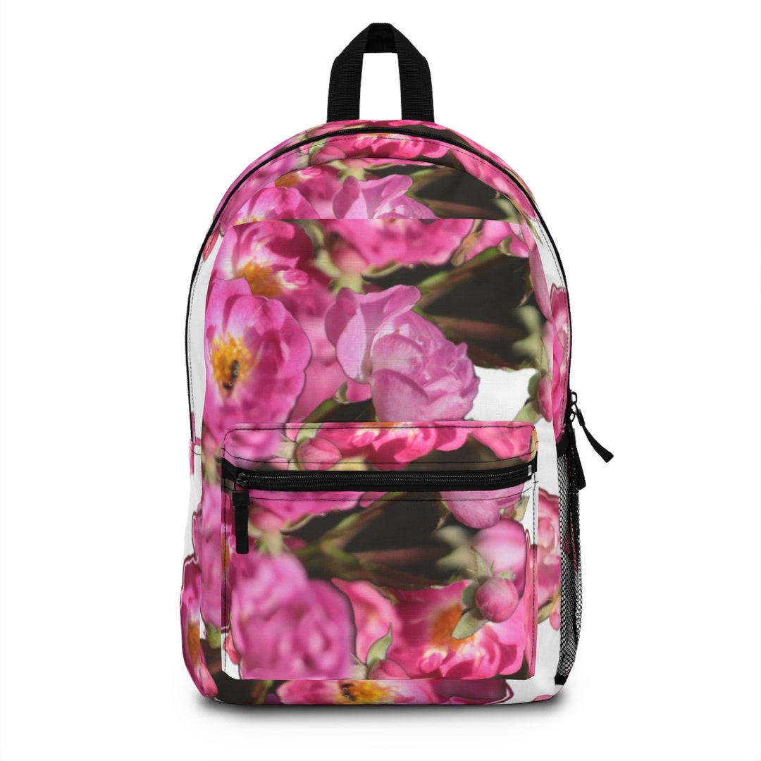 Rose Floral Backpack - Etsy