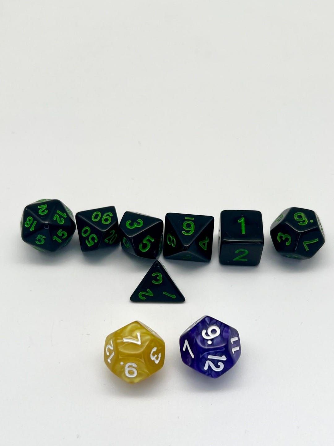 Dice Set 9-piece for Daggerheart (3 X W12), D&D Dungeons and Dragons ...