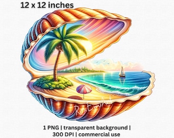 Tropical Sea Turtle Png, Summer Png, Beach Png, Shell Ocean Clipart ...