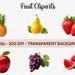 Juicy Fruit Clipart Bundle Apple Clipart, Cherry Clipart and More High ...
