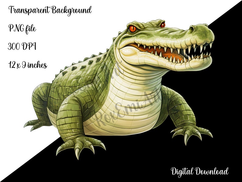 Crocodile Clipart | Alligator PNG | Safari Animal | Animal Kingdom ...