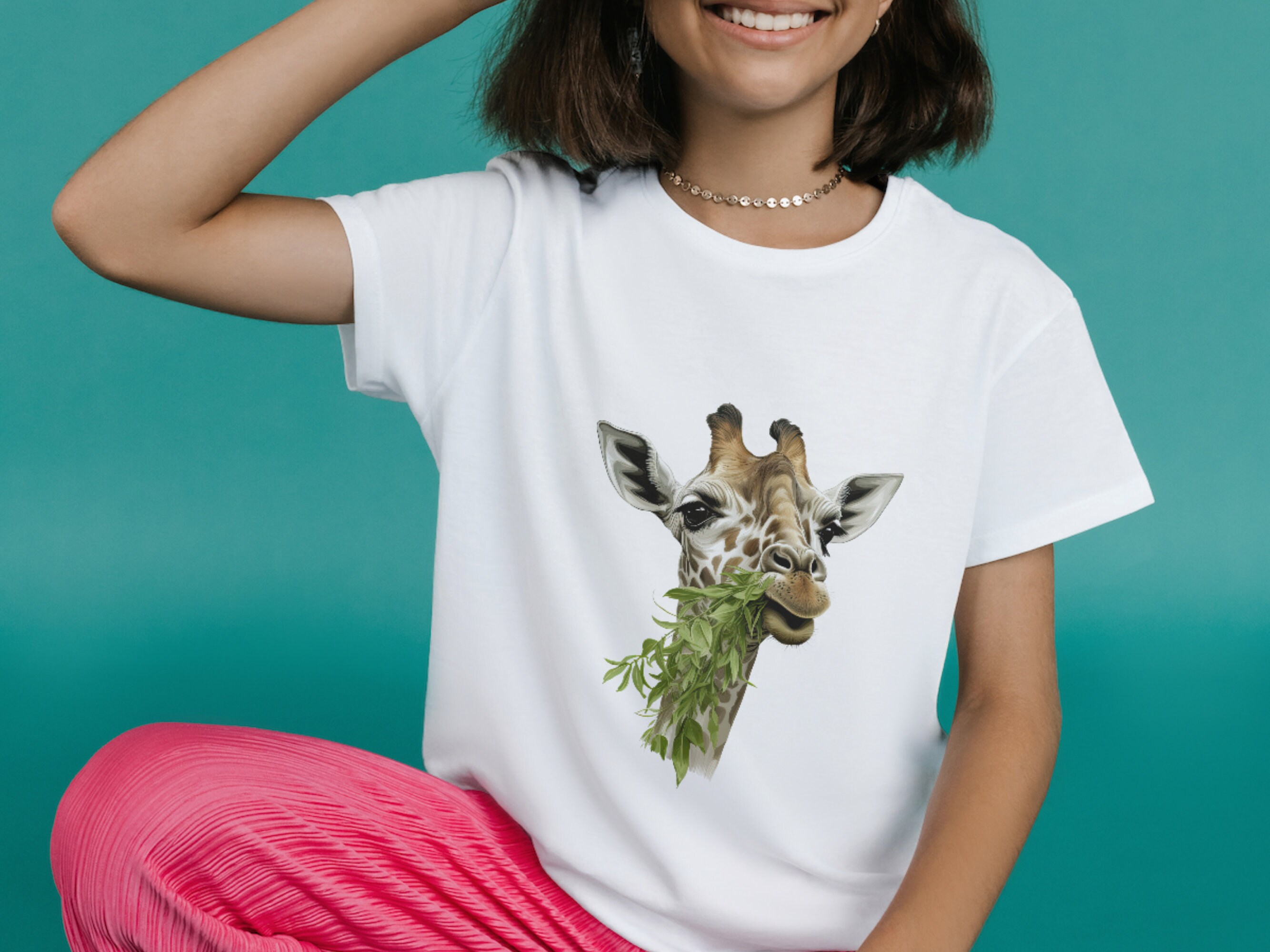 Cute Giraffe Clipart Digital PNG Ideal for Giraffe Baby - Etsy