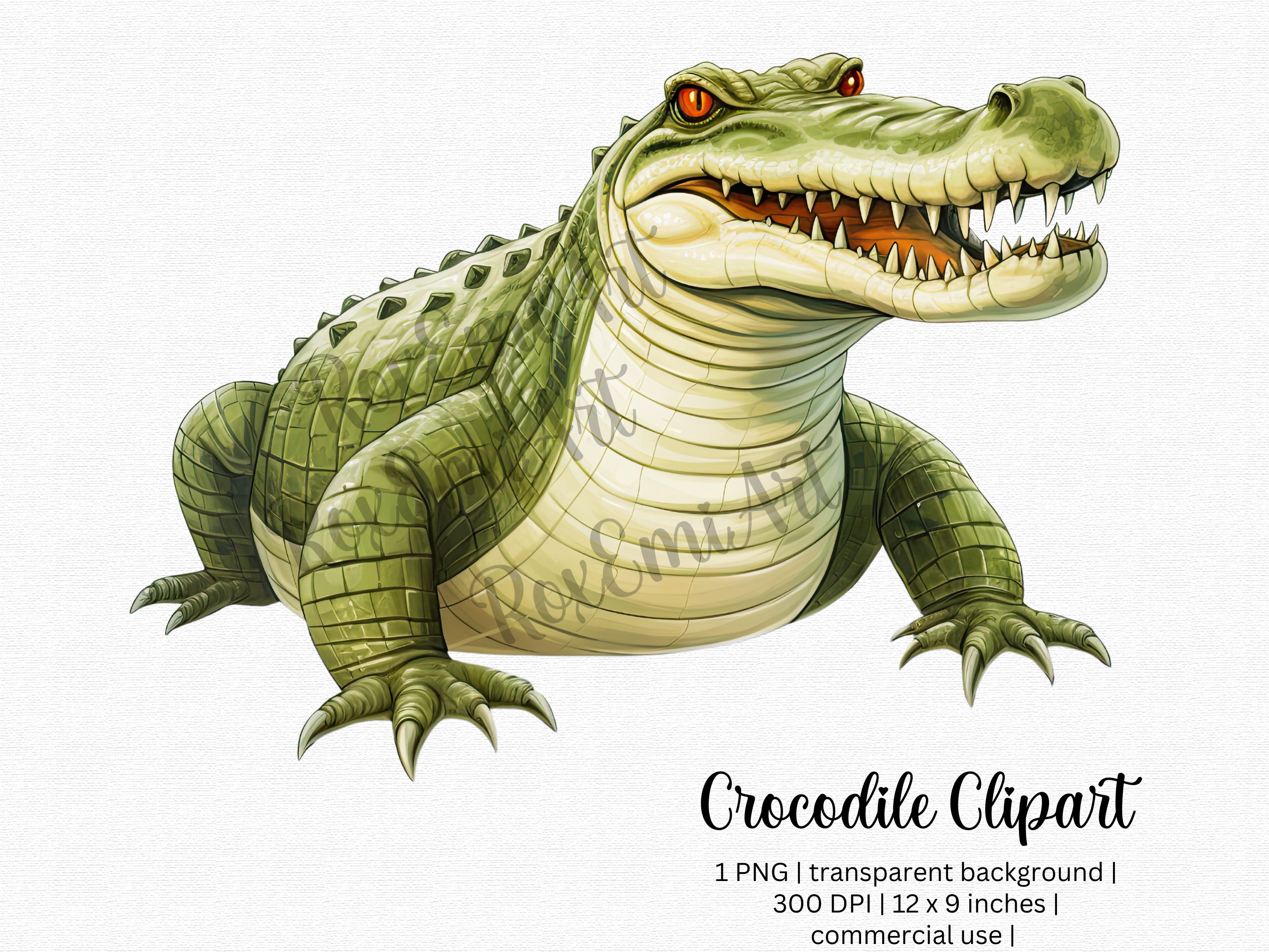 Crocodile Clipart | Alligator PNG | Safari Animal | Animal Kingdom ...