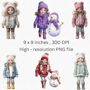 Little Girl in Warm Cozy Winter Clothing and Winter Boots, Fashion Girl ...