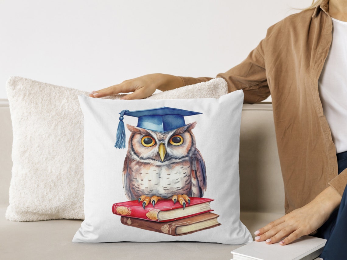 Graduation Clipart Owl PNG Graduation Cap PNG Graduate - Etsy